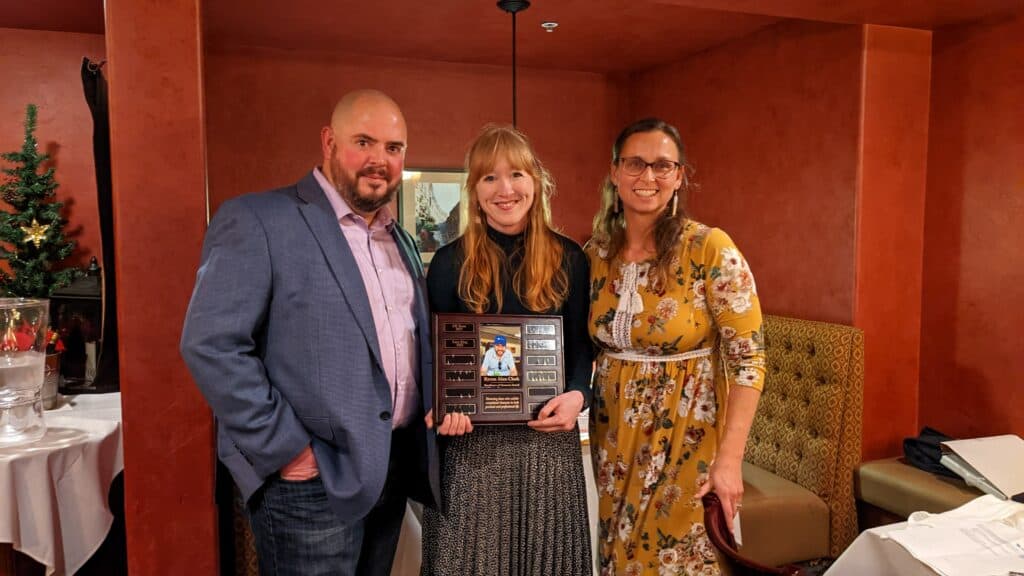 Katie Klug receives 2022 Byron A. Clark Excellence of Character Award ...