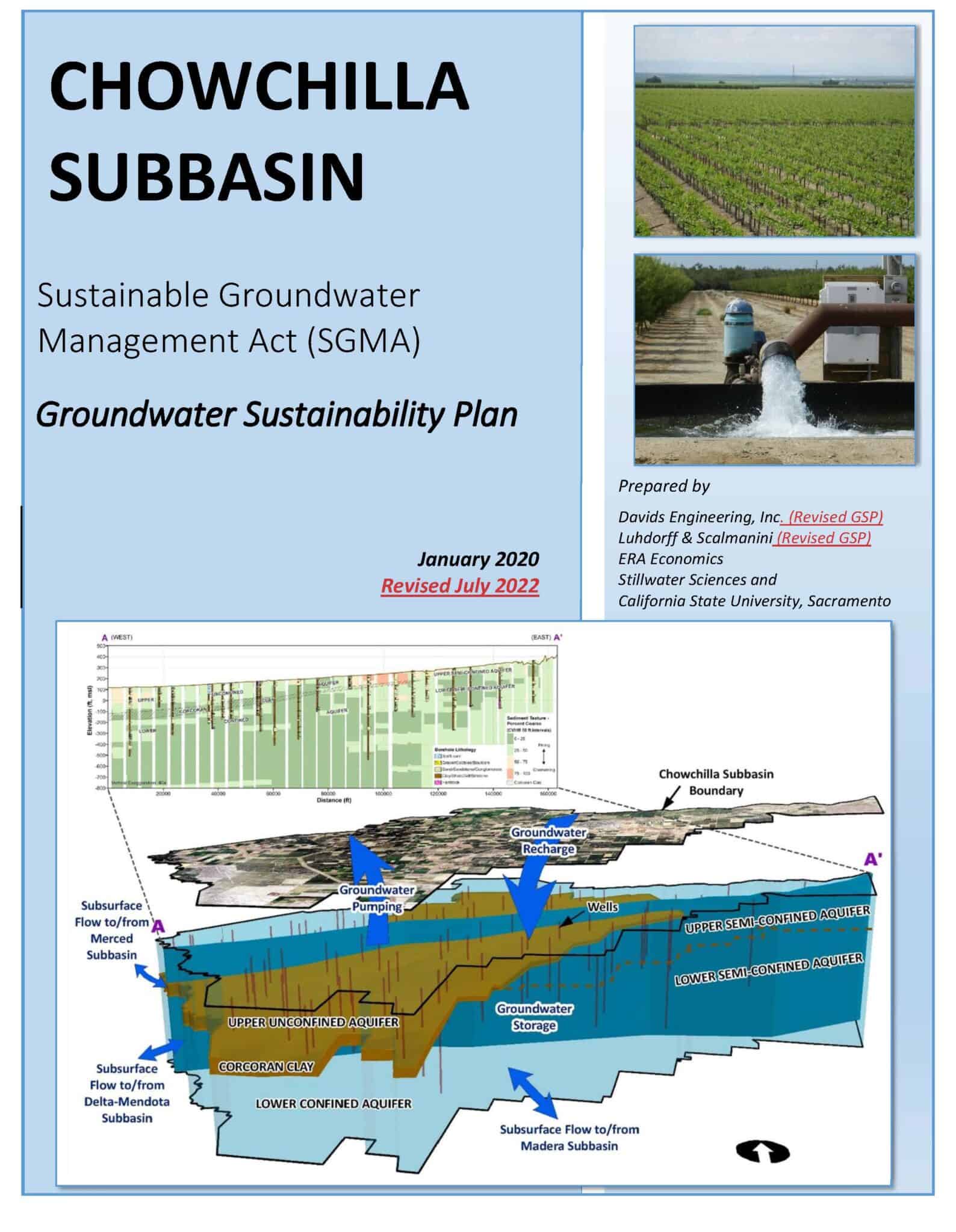 Madera and Chowchilla Subbasins Groundwater Sustainability Plans ...