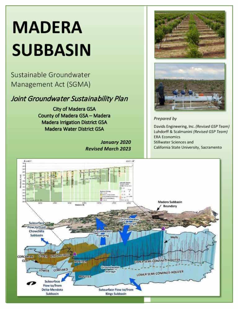 Madera and Chowchilla Subbasins Groundwater Sustainability Plans ...